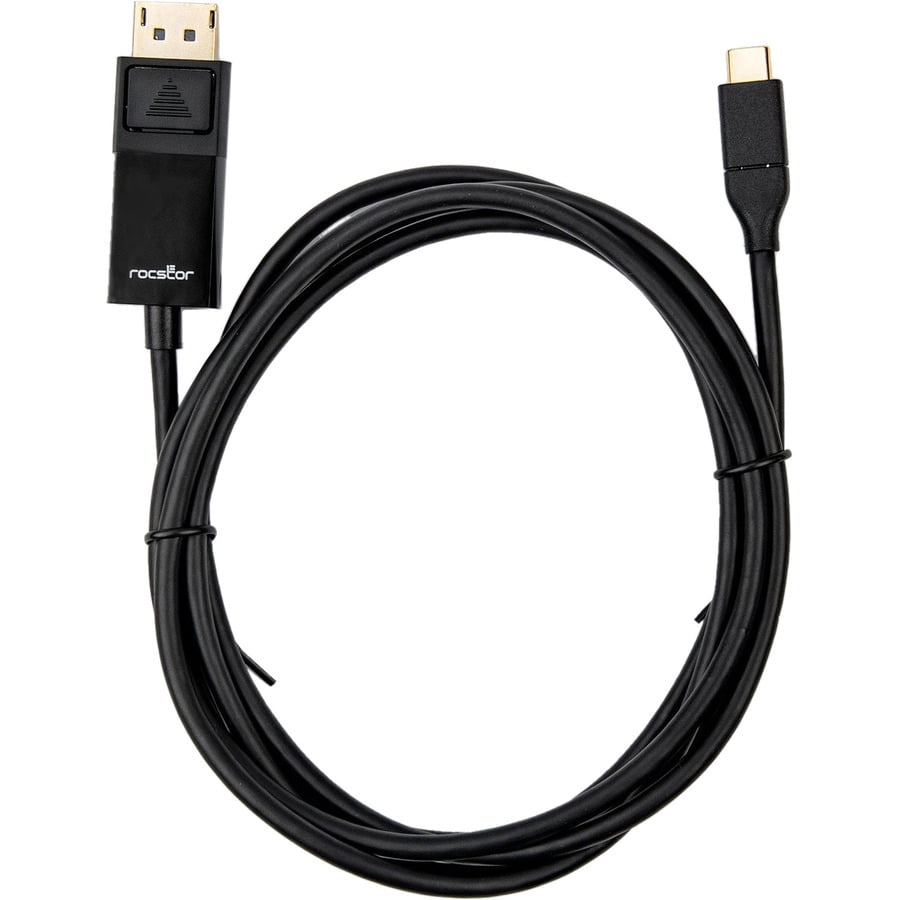 Rocstor Y10C167-B1 6Ft Usb-C To Displayport M/M 4K Supports Up To 4K ...