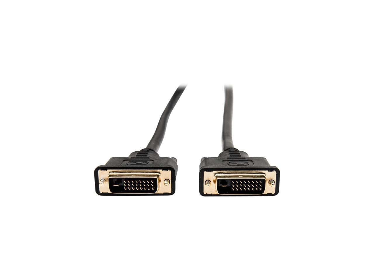 Rocstor Y10C245-B1 10ft DVI-D Dual Link Display Cable (m/m), Black ...