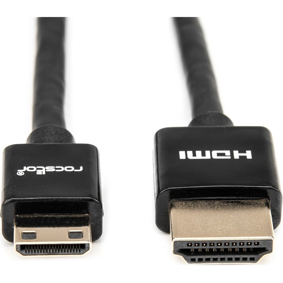 Rocstor Premium Y10C249-B1 3ft Slim High-Speed HDMI Cable with Ethernet ...
