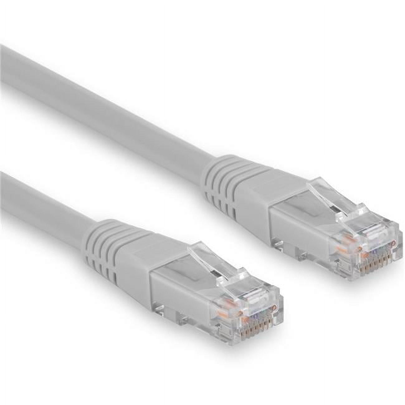 Rocstor Y10C295-GY 6 in. CAT6 Gray 100 Percent Copper UL Rated Molded ...