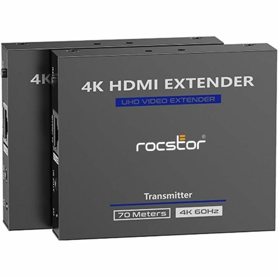 Rocstor Y10G001-B1 Truereach 4k@60hz Hdmi Extender Over Cat6/cat6a/cat7 ...