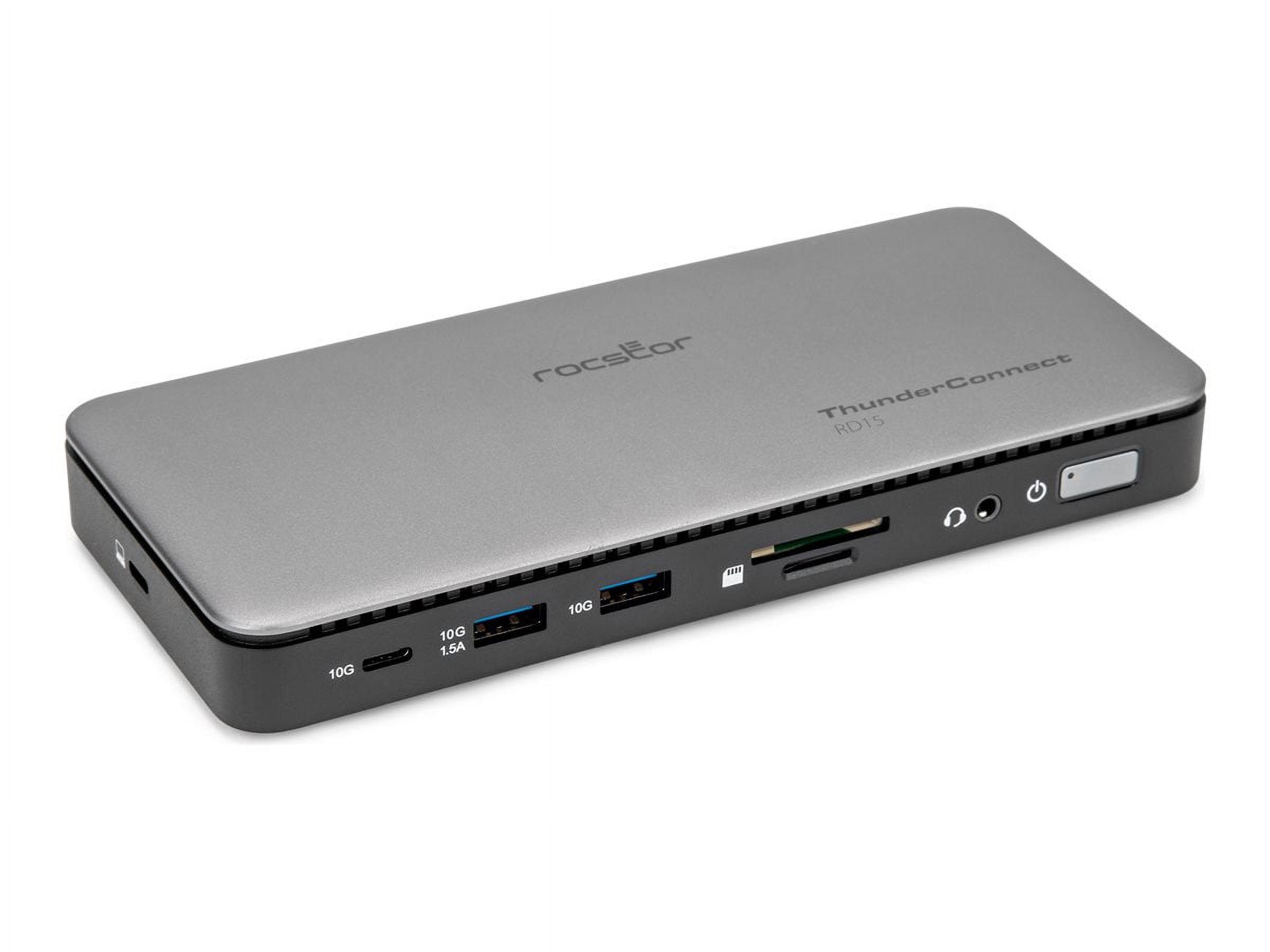 Rocstor Premium RD15 USB-C 11-in-1 Tripple Display Docking Station ...