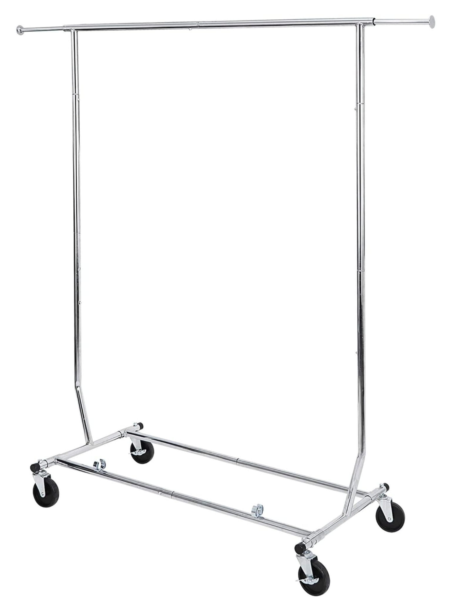 Rod Clothing Garment Rack for Hanging Clothes,Metal Clothes Rack with ...