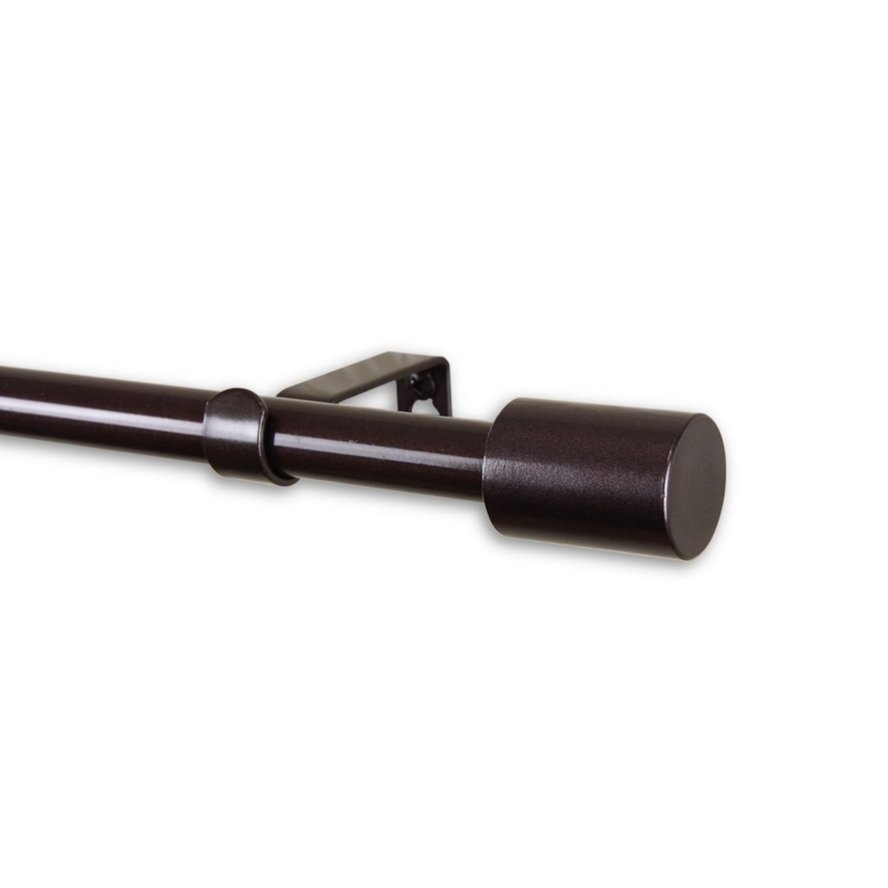Rod Desyne Nora 5 by 8" Curtain Rod Extends - Cocoa - Walmart.com
