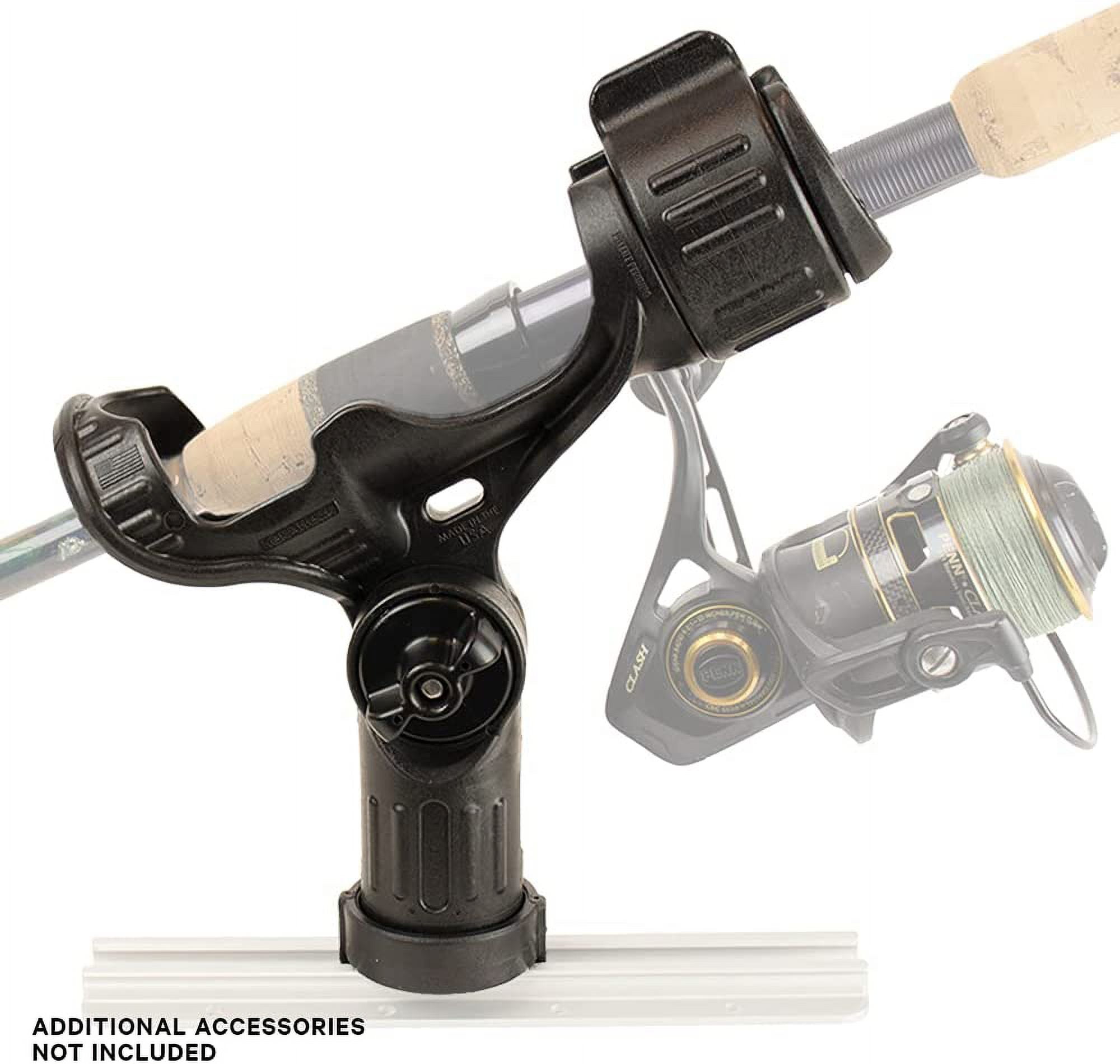 Rod Holder | Track Mount Fishing Accessory | Secure & Adjustable for ...