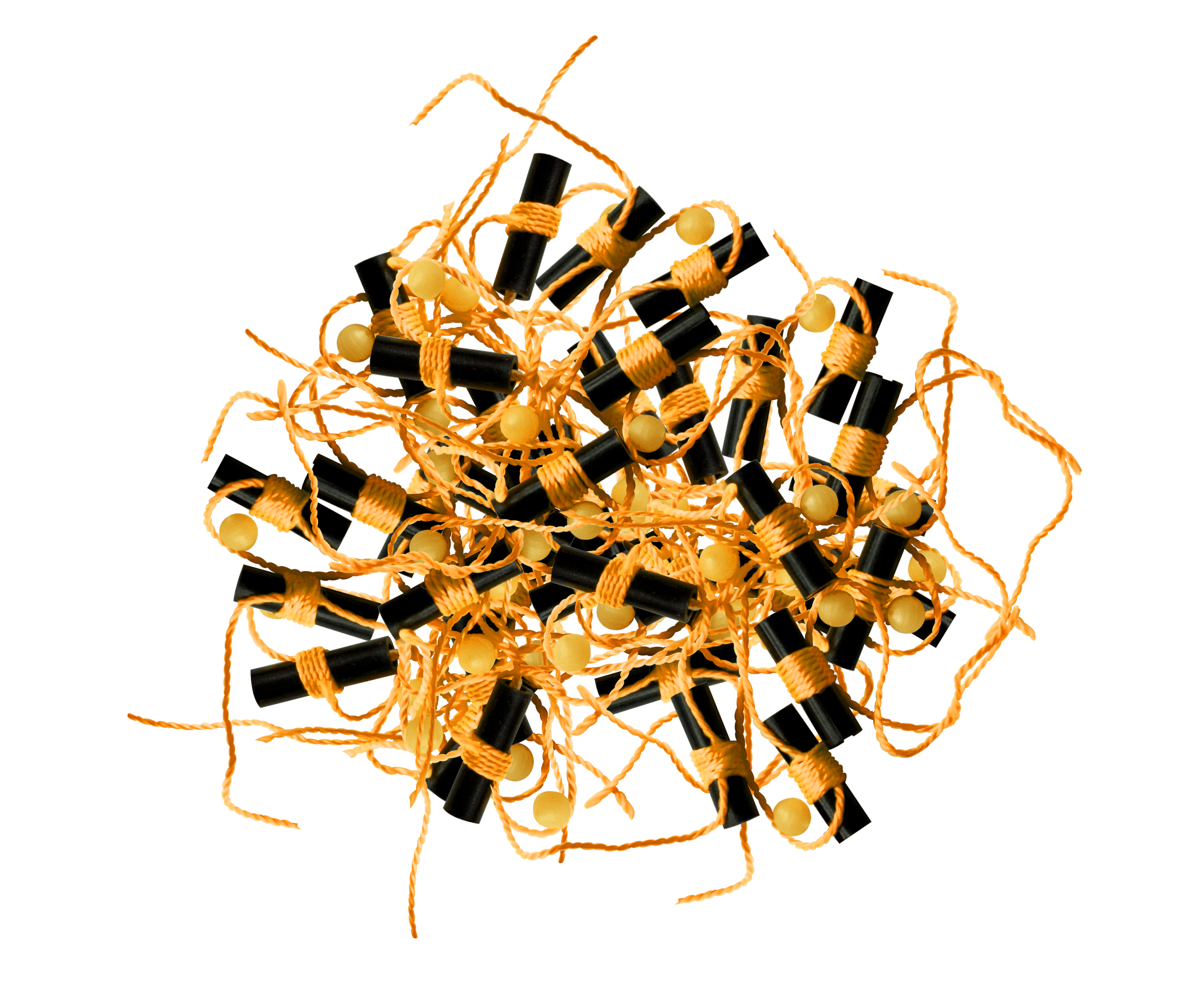 Rod-N-Bobb's Bobberstops & Glow Beads - Orange - 40 Pack - Walmart.com