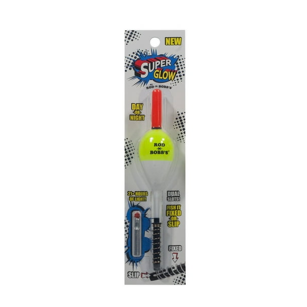 Rod-N-Bobb's Super Glow Lighted Fishing Bobber - Large Red - Walmart.com