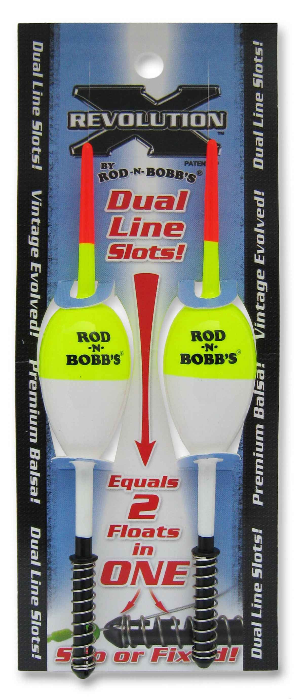 Rod-N-Bobbs 1" Oval Bobber 2/Card' - Walmart.com