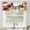 Welcome To Our Farmhouse Cow Barn House Rod Pocket Polyester kitchen ...