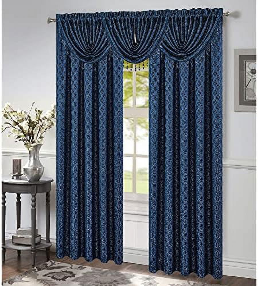 Robin Rod Pocket Window Panel and Valance Treatments, Geometrical ...