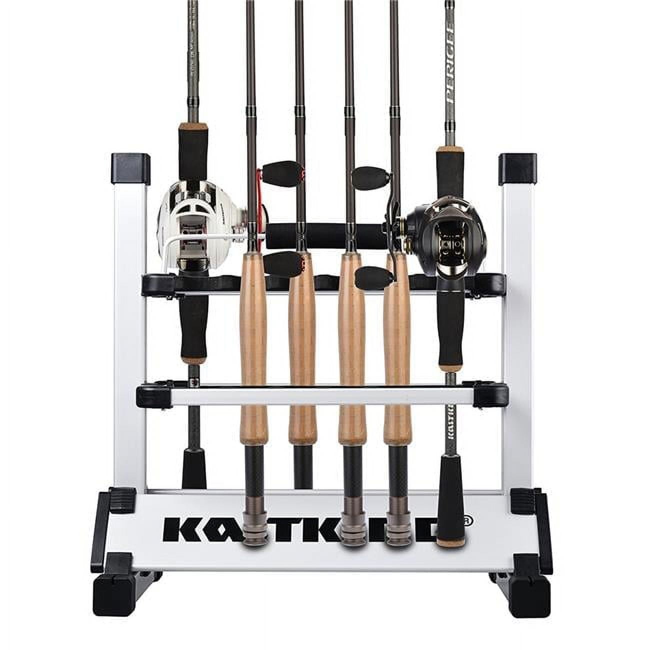 Rod Rack & Distressed Square Spinning Rod Rack - Walmart.com