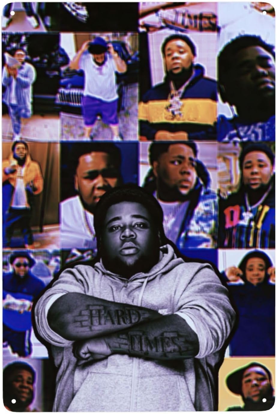 Rod Rapper Singer Wave Man Cave Decor-Metal Sign -Tin Signs for Home ...