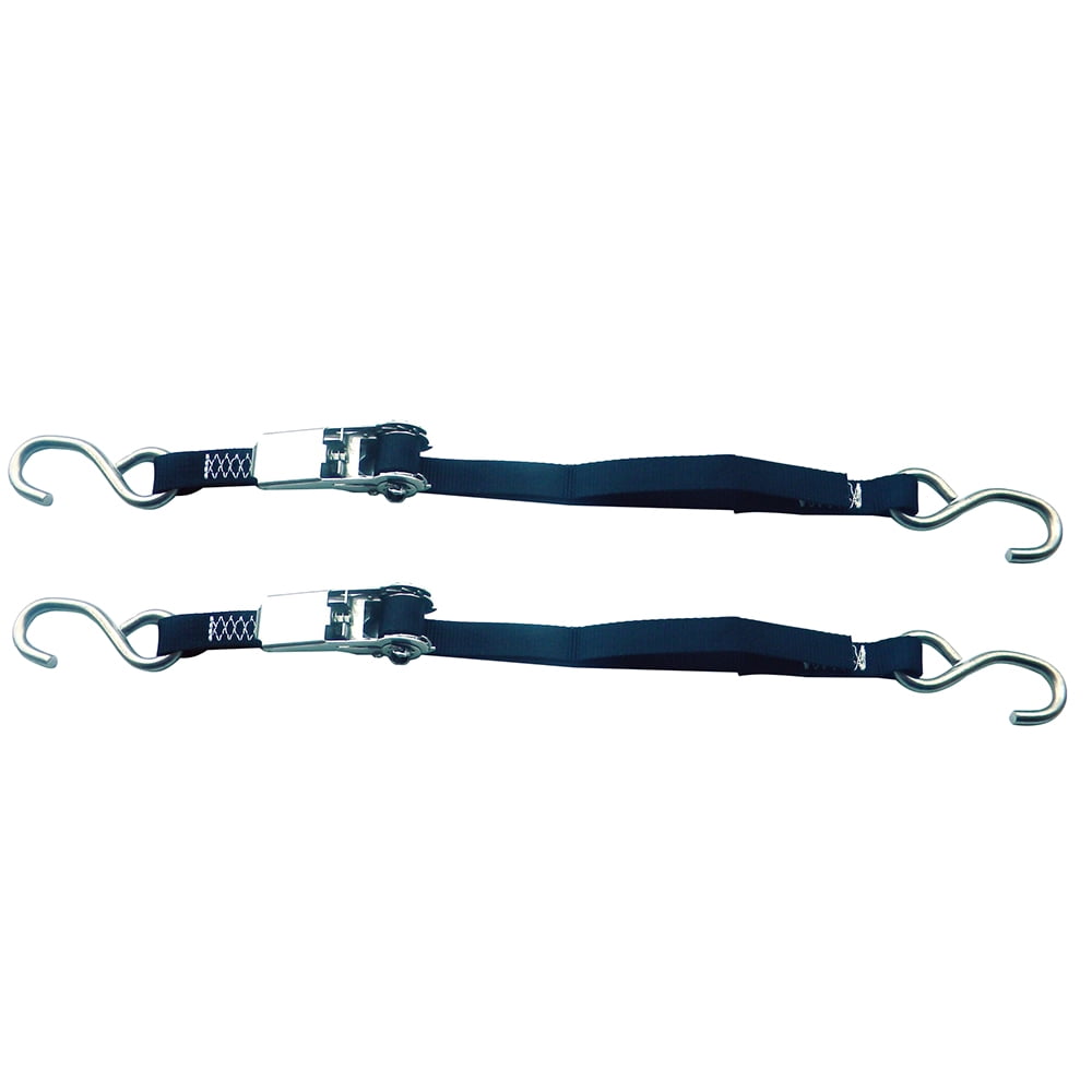 Rod Saver Stainless Steel Ratchet Tie-Down - 1" x 3 - Pair [SSRTD3 ...