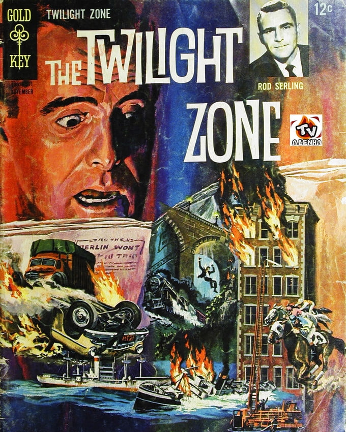Rod Serling In The Twilight Zone Comic Book Art 24X36 Classic Hollywood ...