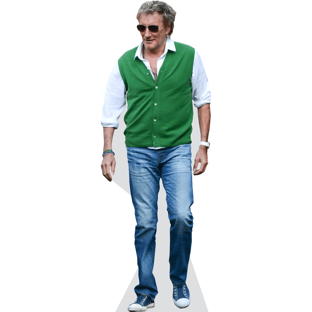 Rod Stewart (Casual) Mini Cardboard Cutout Standee - Walmart.com