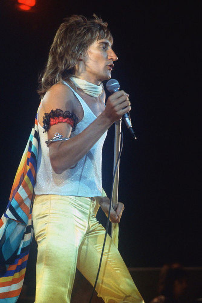 Rod Stewart Classic 1970's in Concert 24x36 Poster - Walmart.com