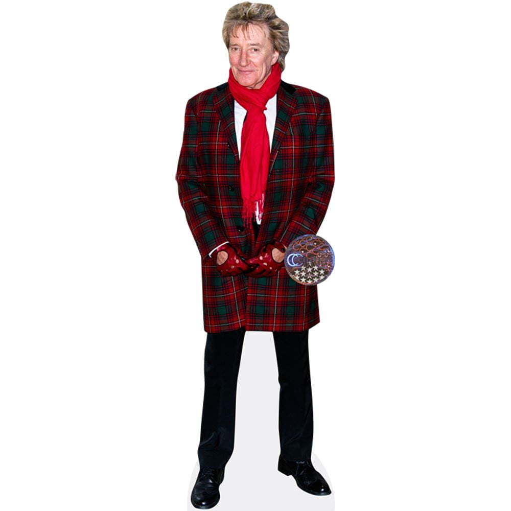 Rod Stewart (Red Coat) Lifesize Cardboard Cutout Standee - Walmart.com