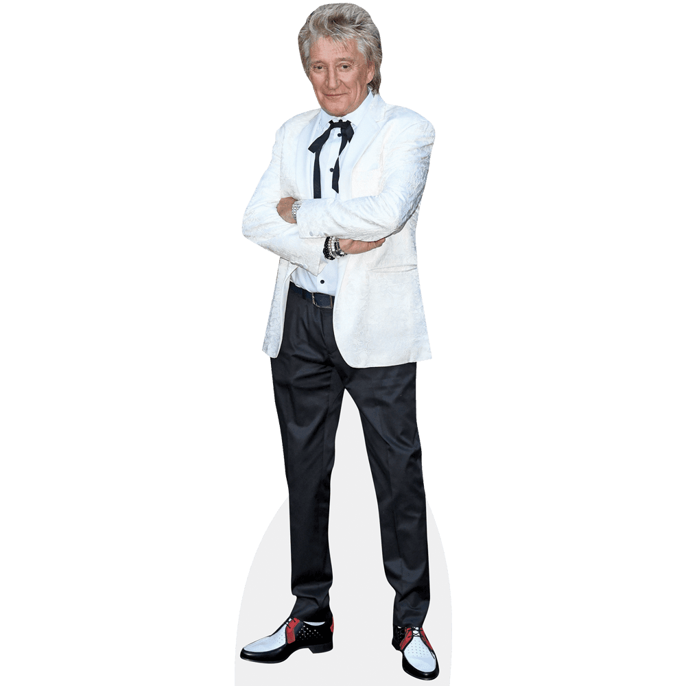 Rod Stewart (White Blazer) Life Size Cutout. Standee. - Walmart.com