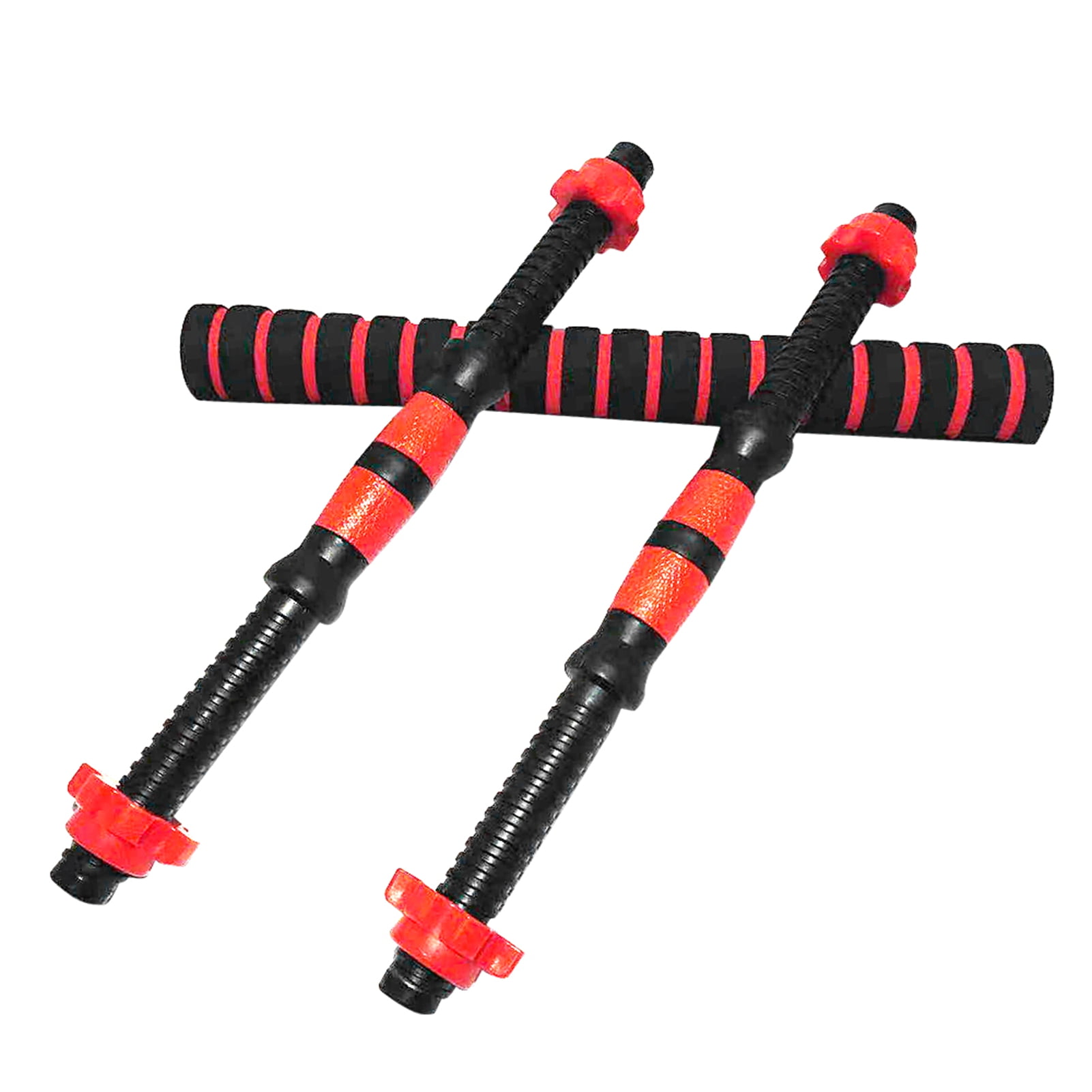 Rod Threaded Dumbbell Handle Bars Extension Bar Set Adjustable Dumbbell ...