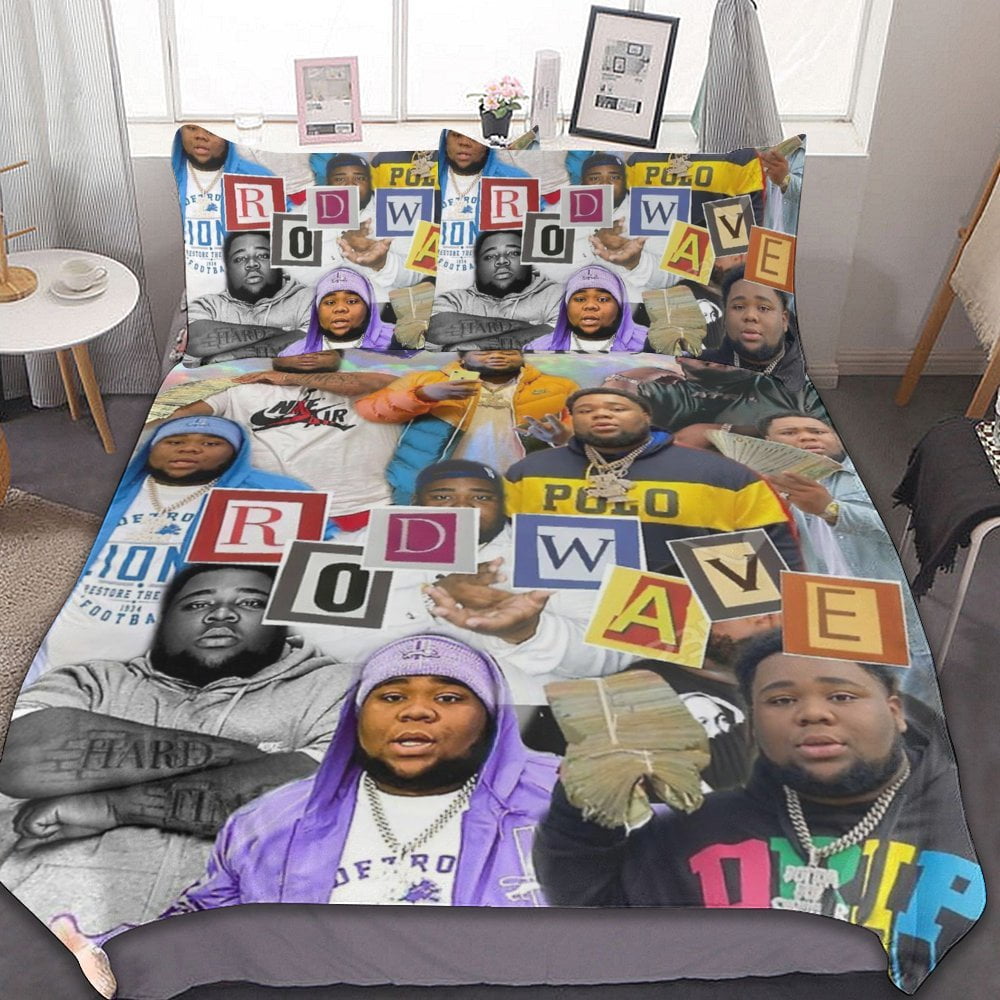 Rod Wave 3-Piece Bedding Set Duvet Cover Set Soft Warm And Comfortable ...