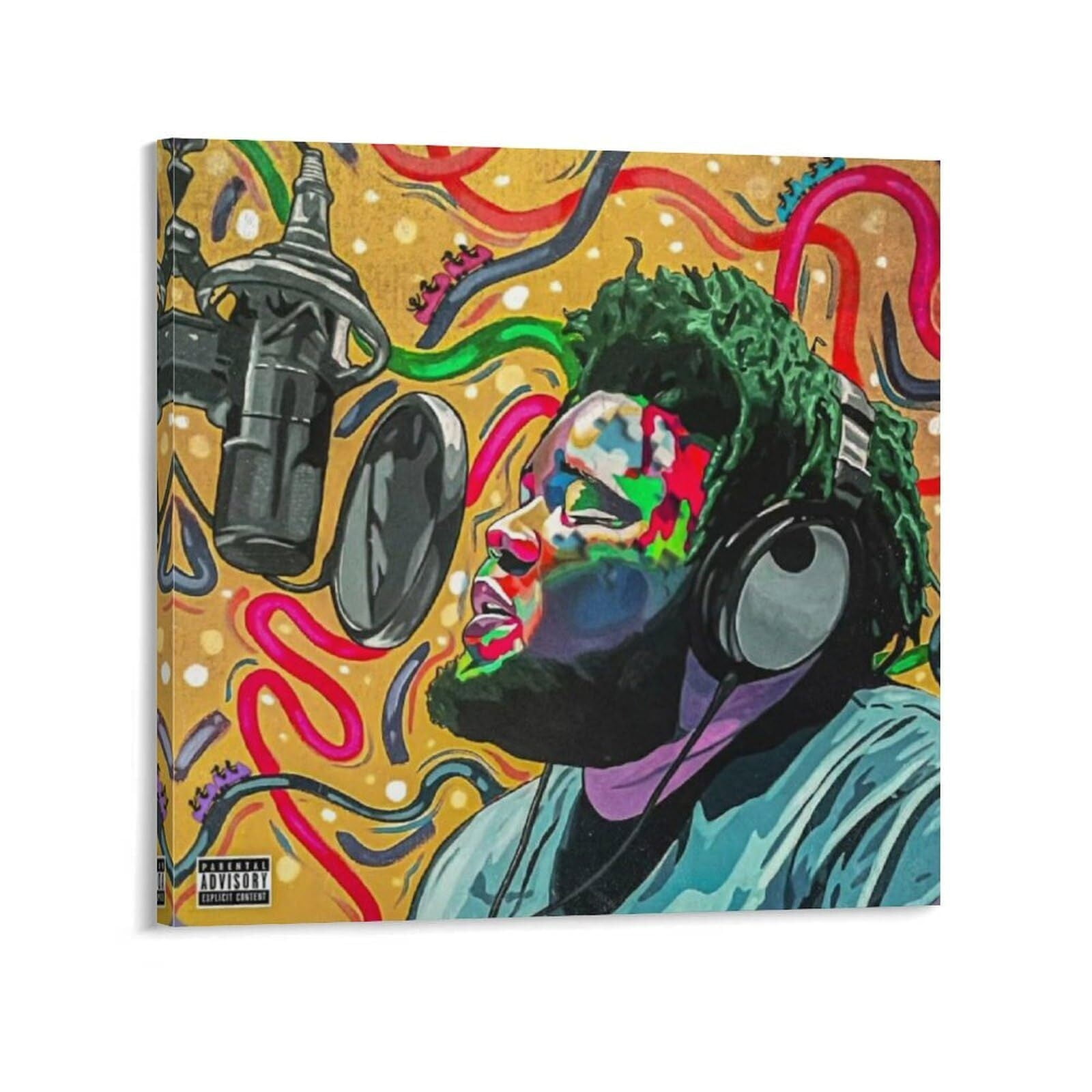 Rod Wave Album Cover Poster (3) Canvas Poster Bedroom Decor Landscape ...