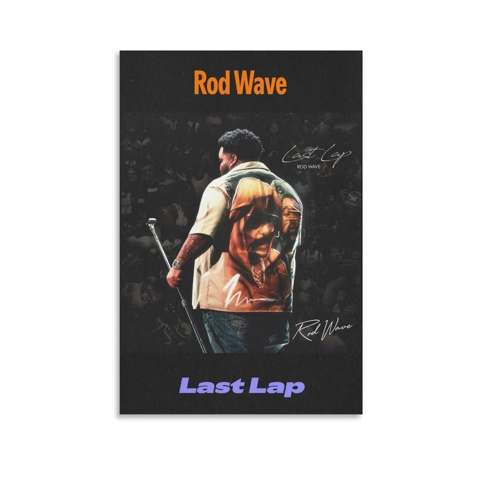 Rod Wave Album Poster Prints Canvas Wall Art for Trendy Dorm Room Decor ...