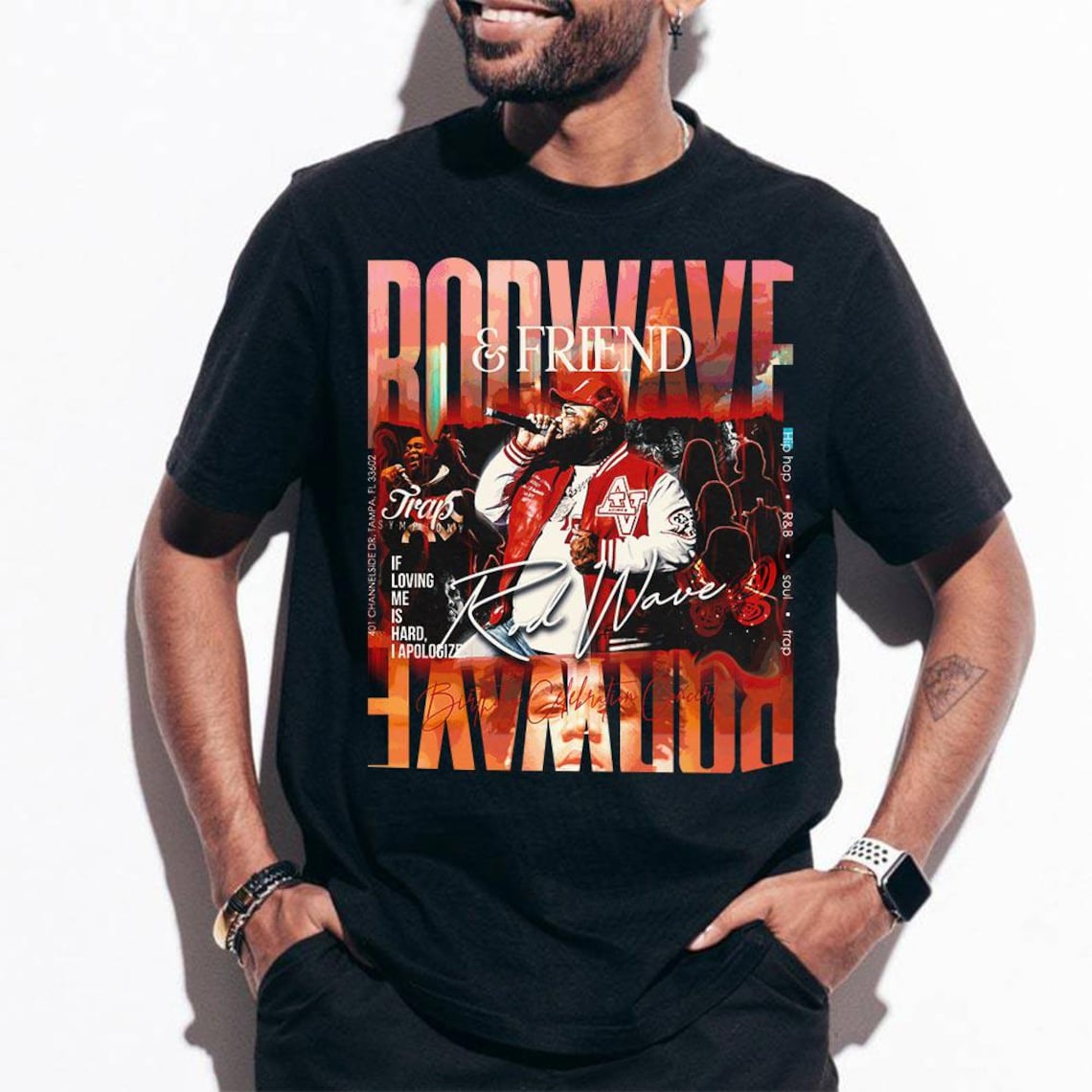 Rod Wave And Friends 2 Shirt, Vintage Rapper Bootleg Graphic Unisex ...