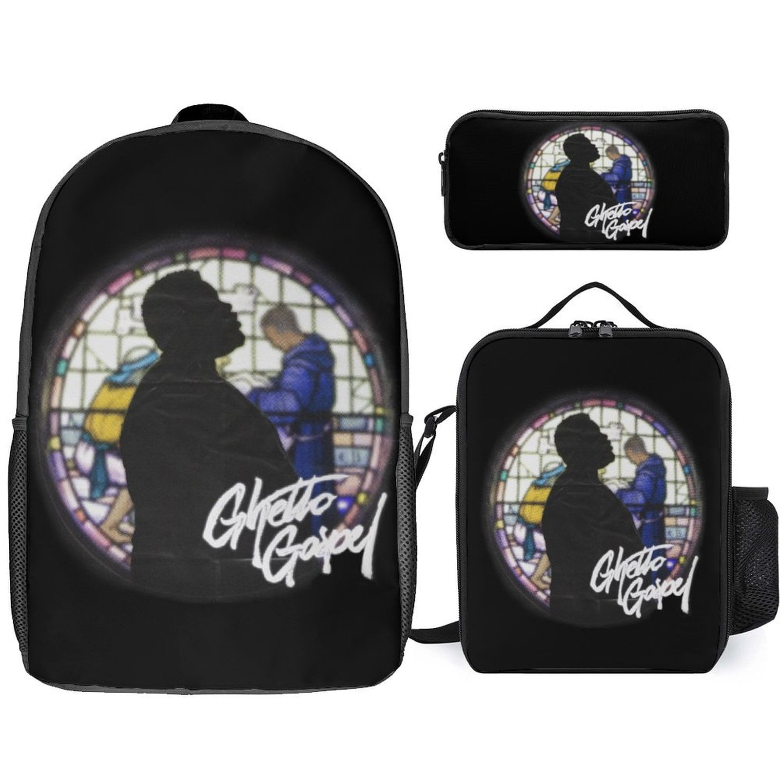 Rod Wave Backpack 3 Piece Set Laptop Work Backpack Lunch Bag Pencil ...