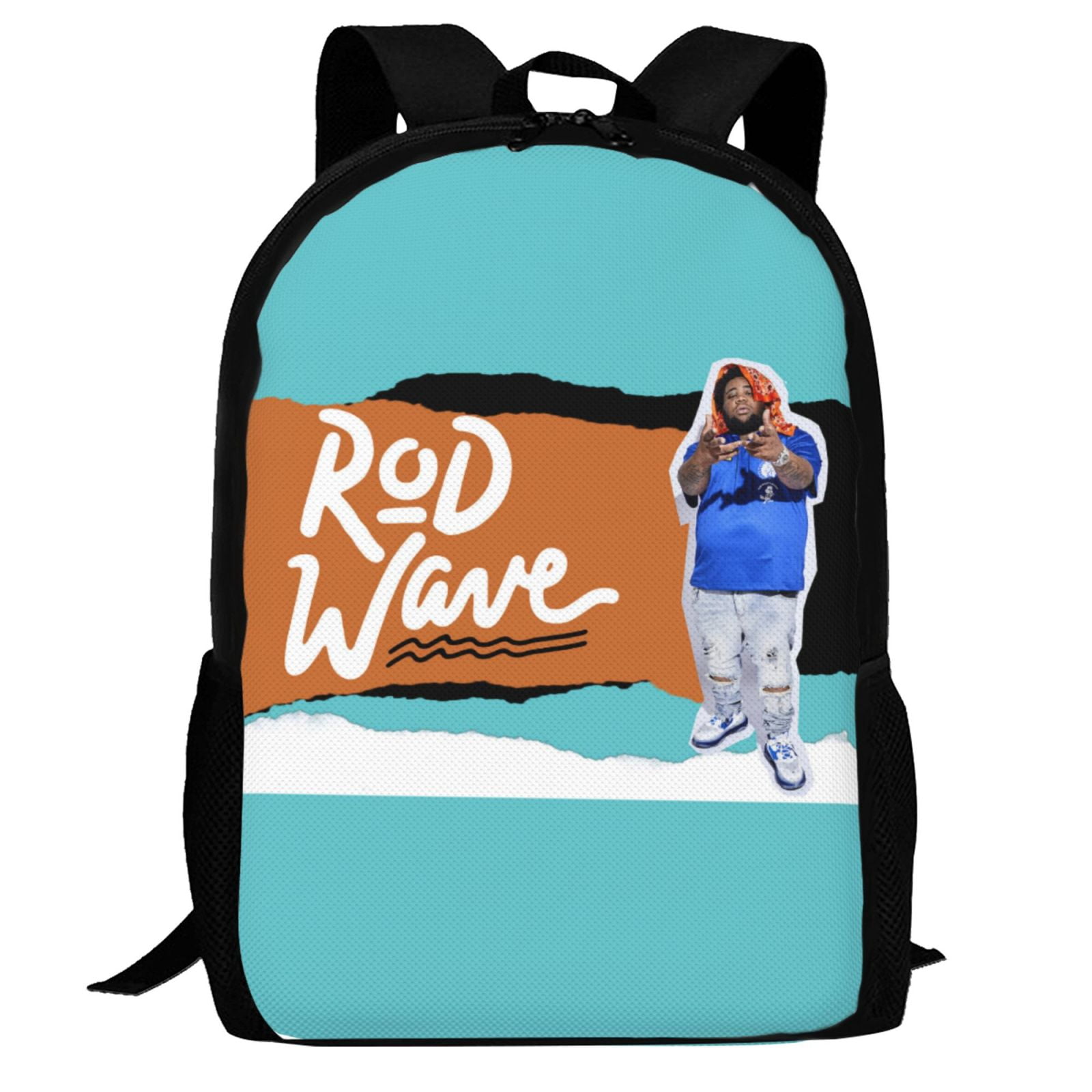 Rod Wave Backpack,3d Print Laptop Backpack Lightweight Casual Daypack ...