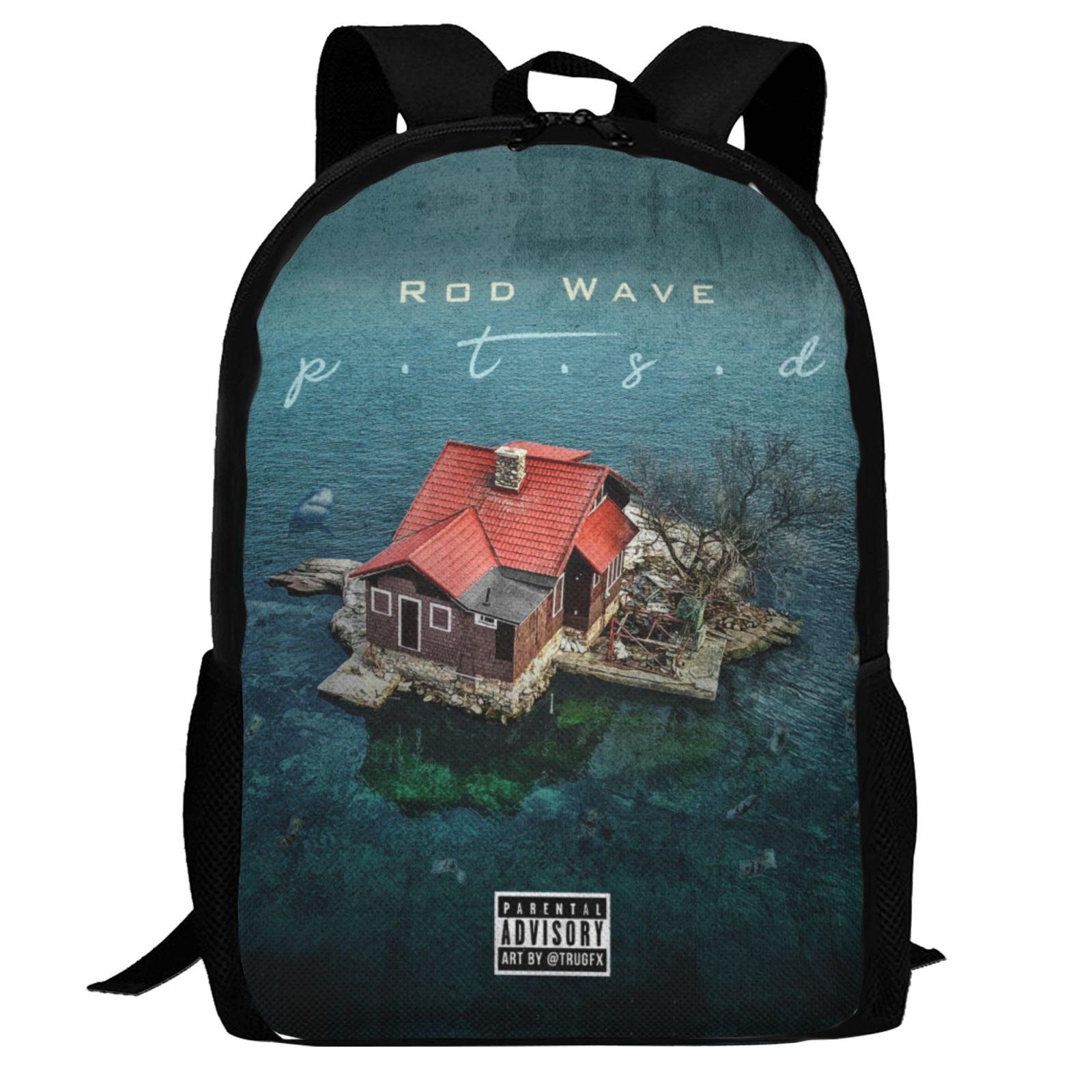 Rod Wave Backpack,3d Print Laptop Backpack Lightweight Casual Daypack ...