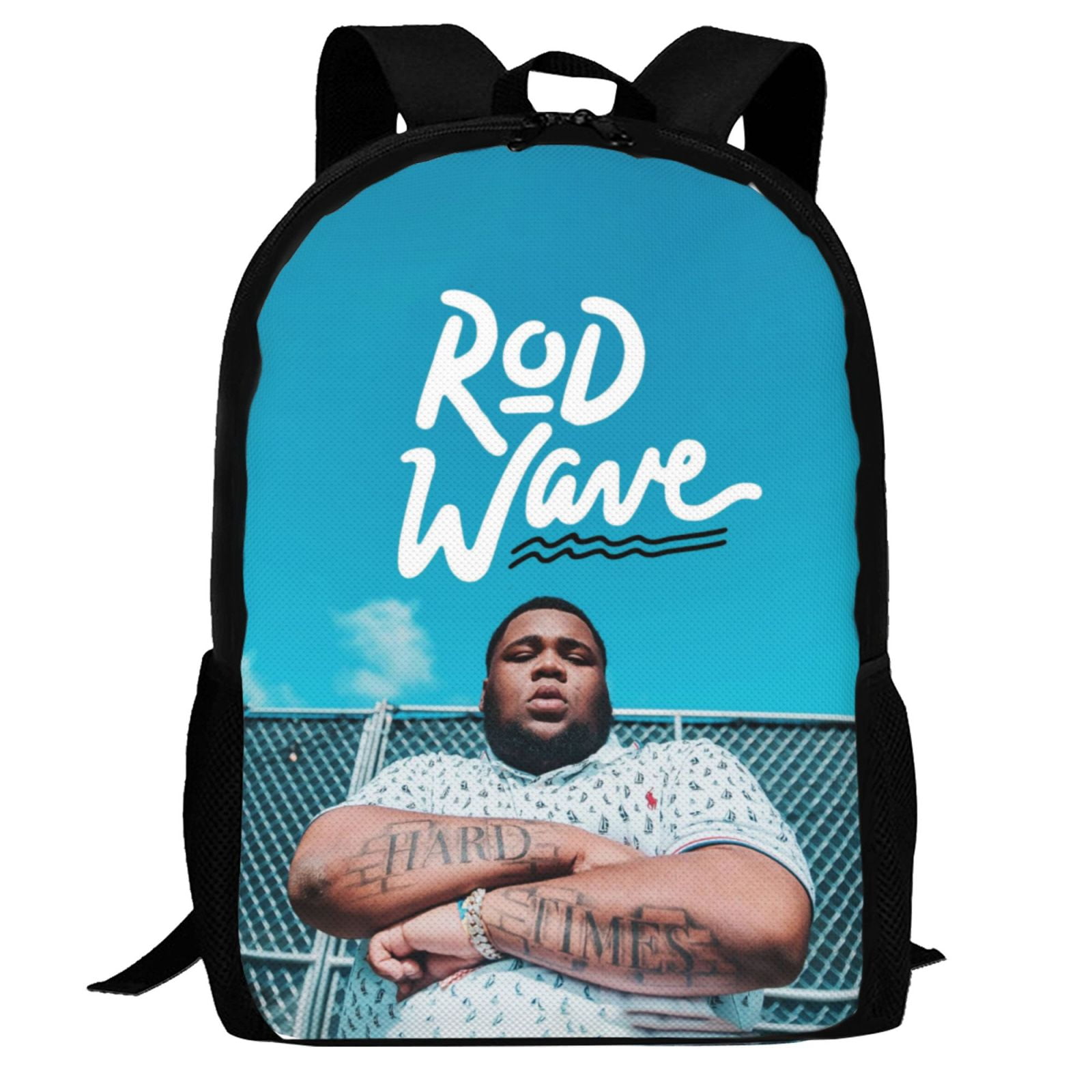 Rod Wave Backpack,3d Print Laptop Backpack Lightweight Casual Daypack ...