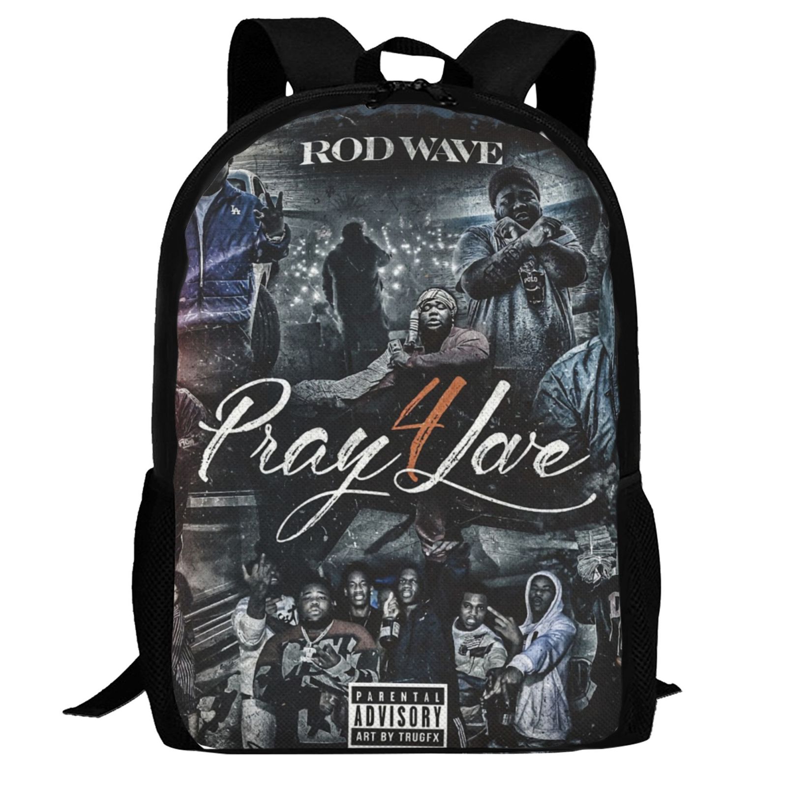 Rod Wave Backpack,3d Print Laptop Backpack Lightweight Casual Daypack ...