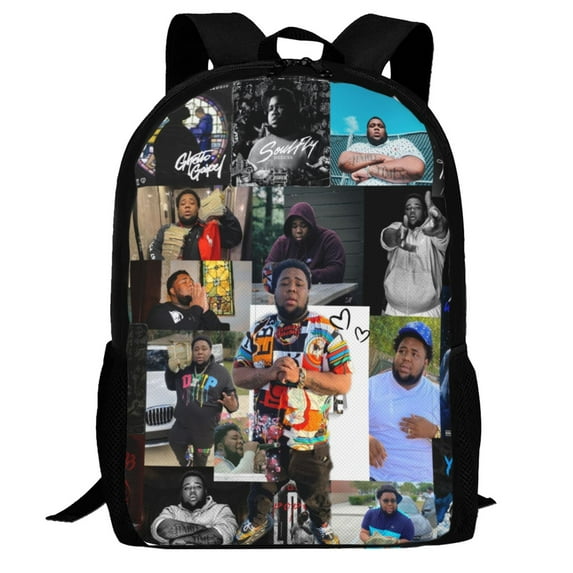 Rod Wave Backpack,3d Print Laptop Backpack Lightweight Casual Daypack ...