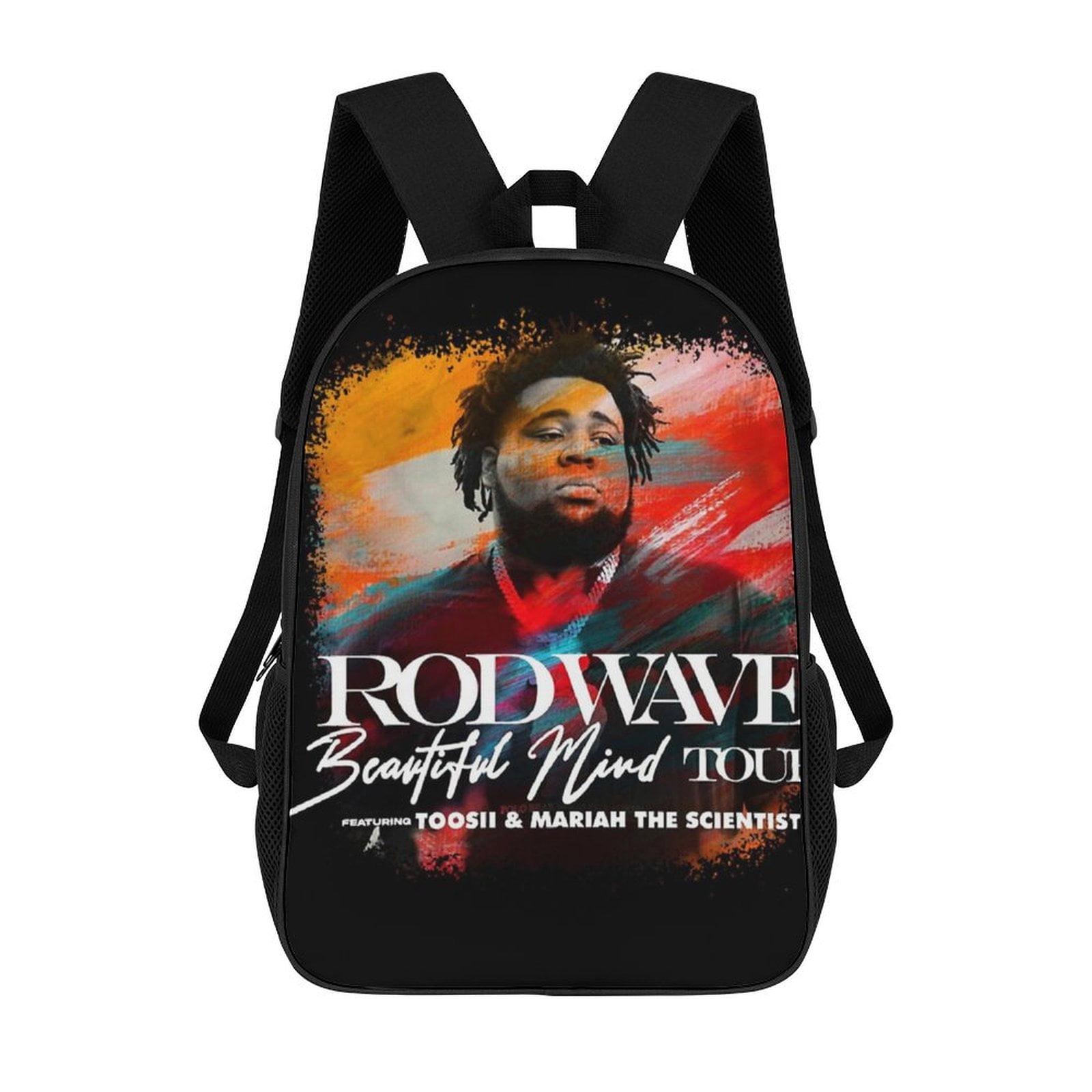 Rod Wave Backpack Cartoon Casual Shoulder Daypack Large Capacity Laptop ...