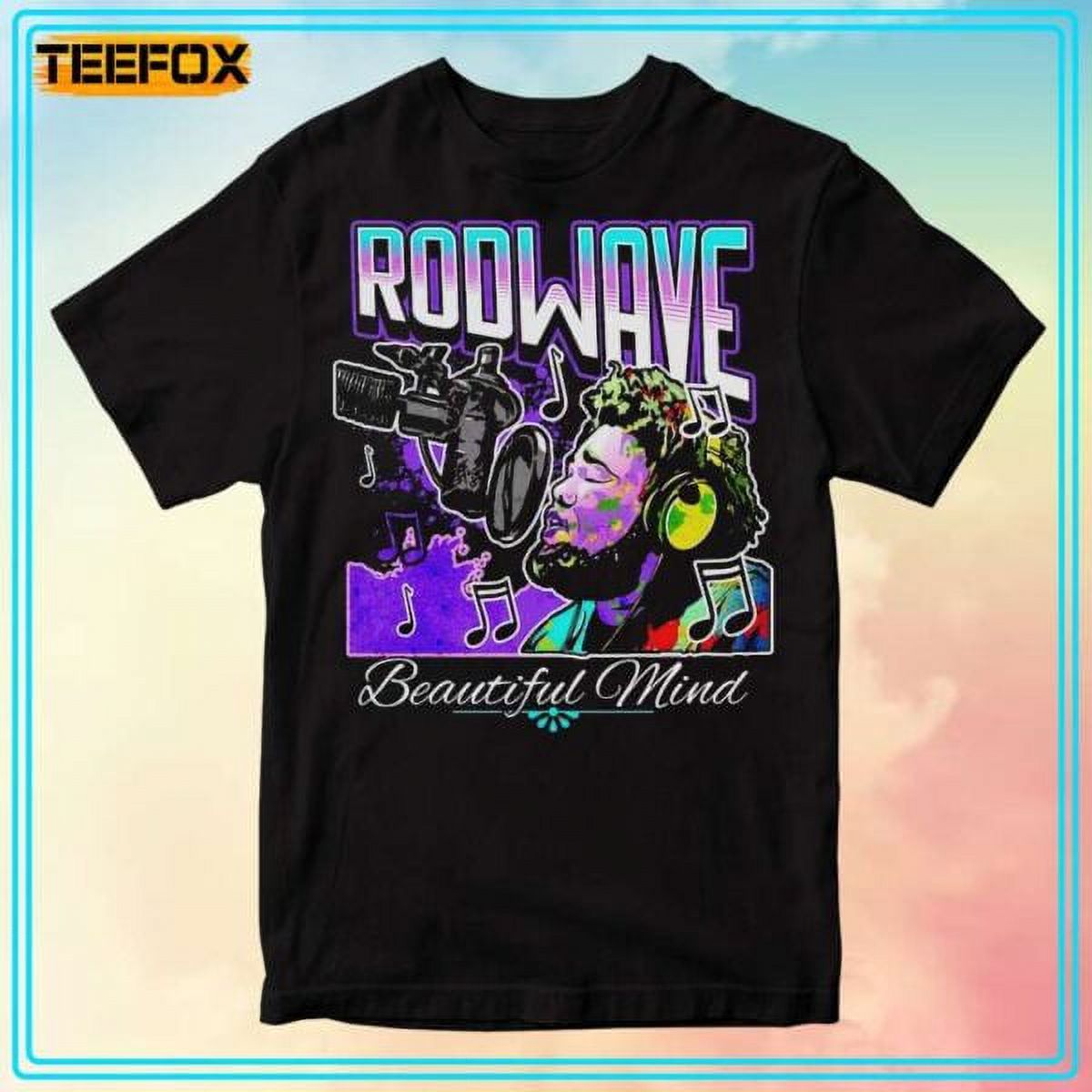Rod Wave Beautiful Mind Unisex Tee Shirt - Walmart.com