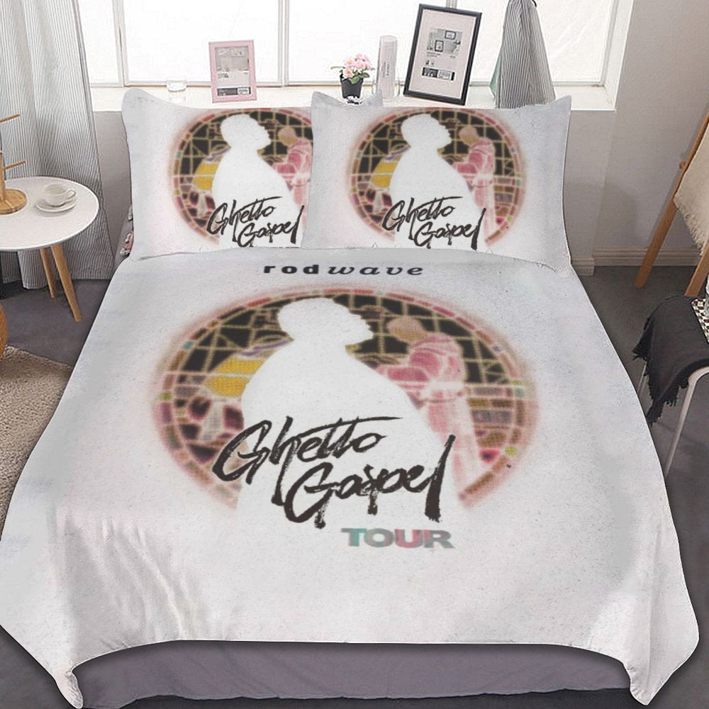 Rod Wave Bed Duvet Cover Microfiber Bedding Sets 3D Printed Lightweight ...