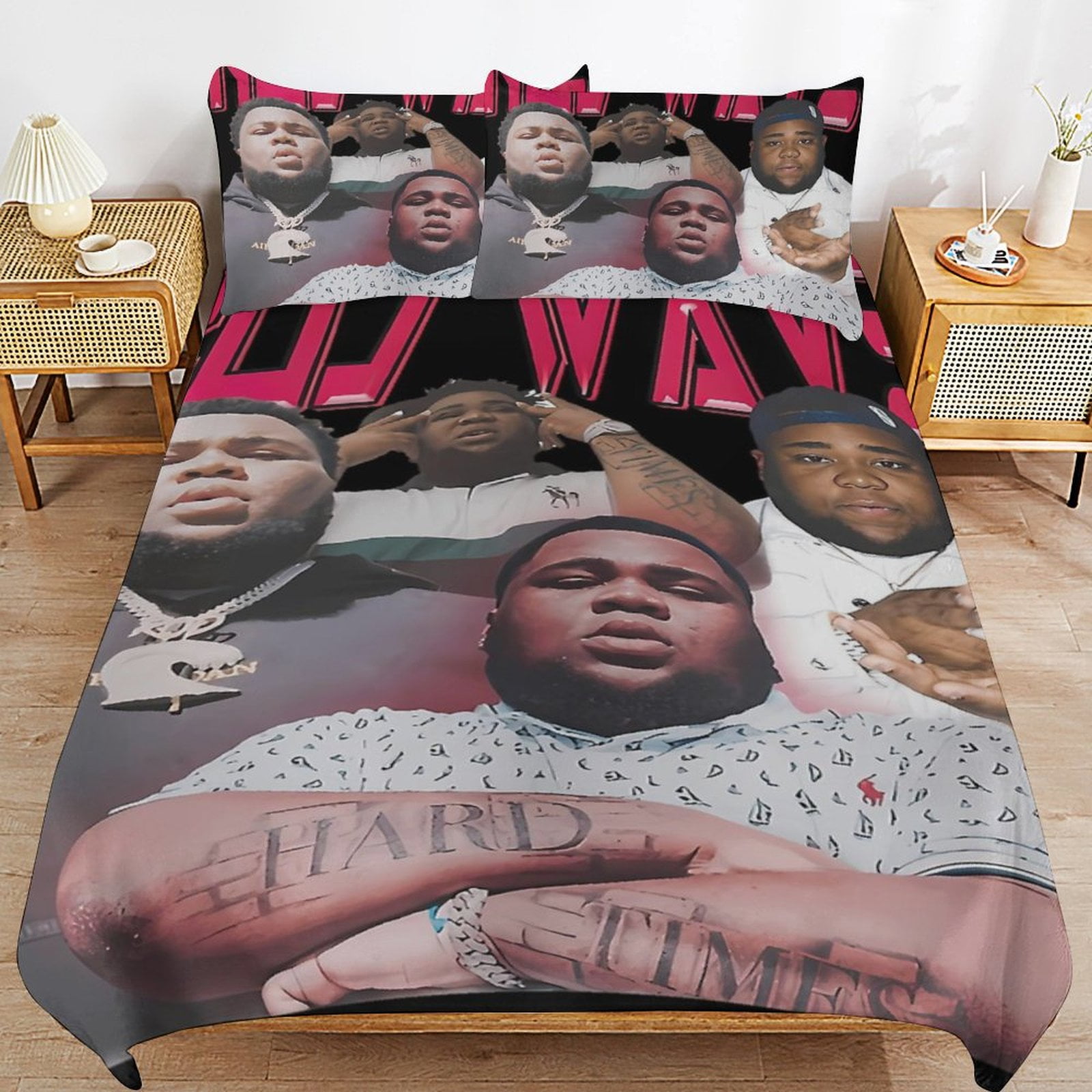 Rod Wave Bedding Set Duvet Cover Comfortable and Lightweight Cartoon ...