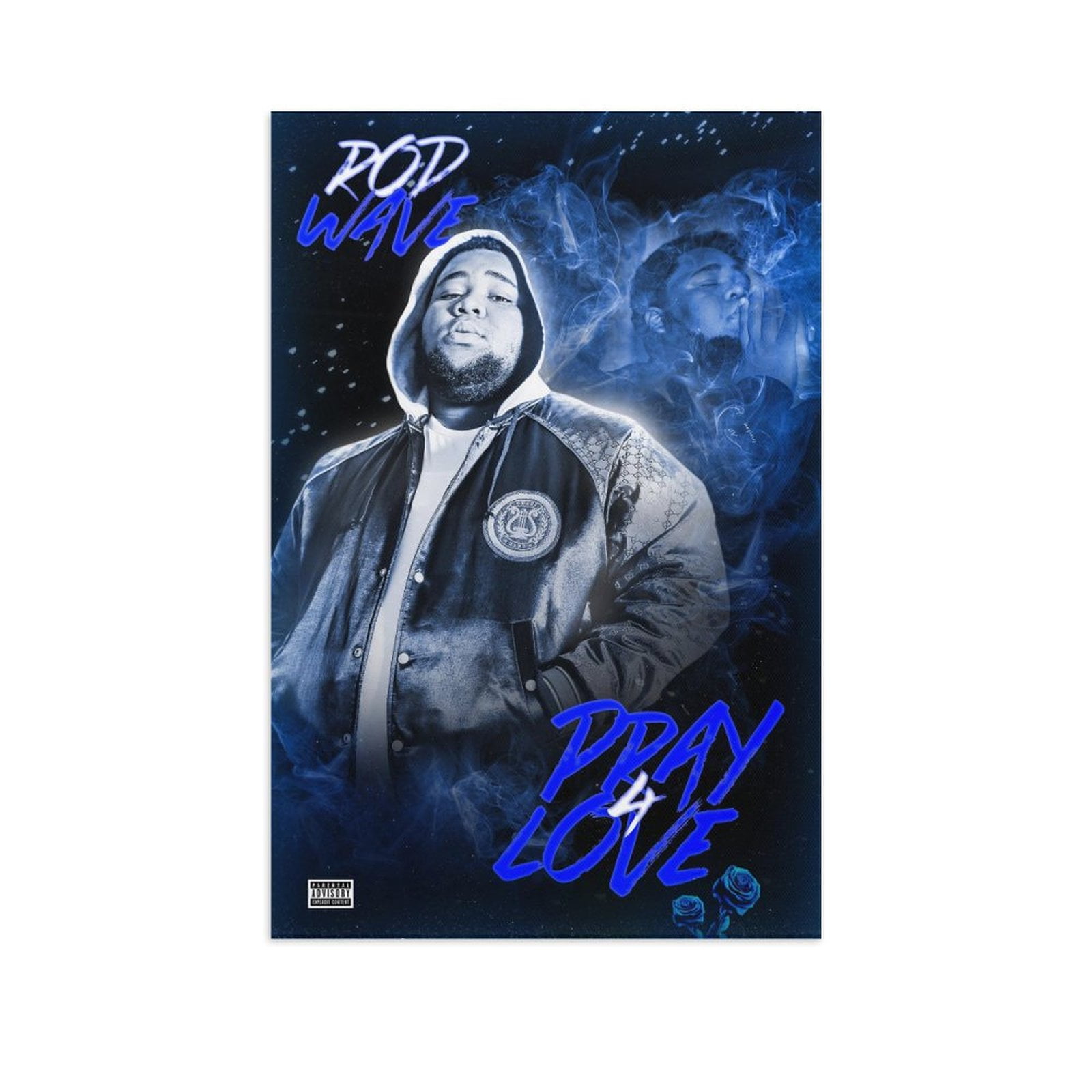 Rod Wave Canvas Wall Art Painting Artwork Picutures Wall Decor for Home ...