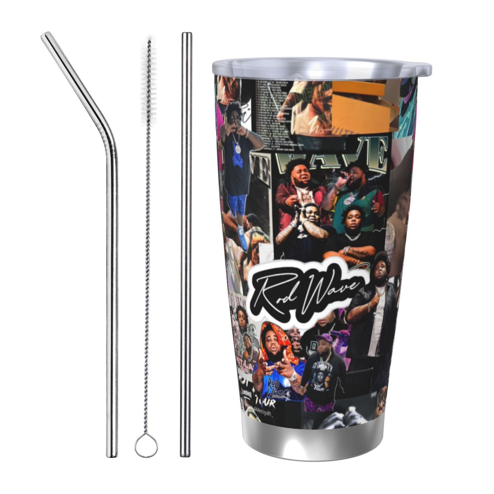 Rod Wave Car Cup Leak-Proof Thermos Stainless Steel Double Wall Vacuum ...