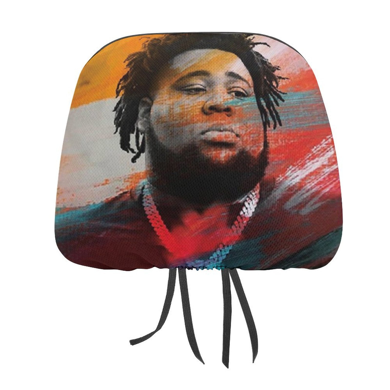 Rod Wave Car Headrest Cover Decor Vehicles Seat Pillow Cover Protector ...