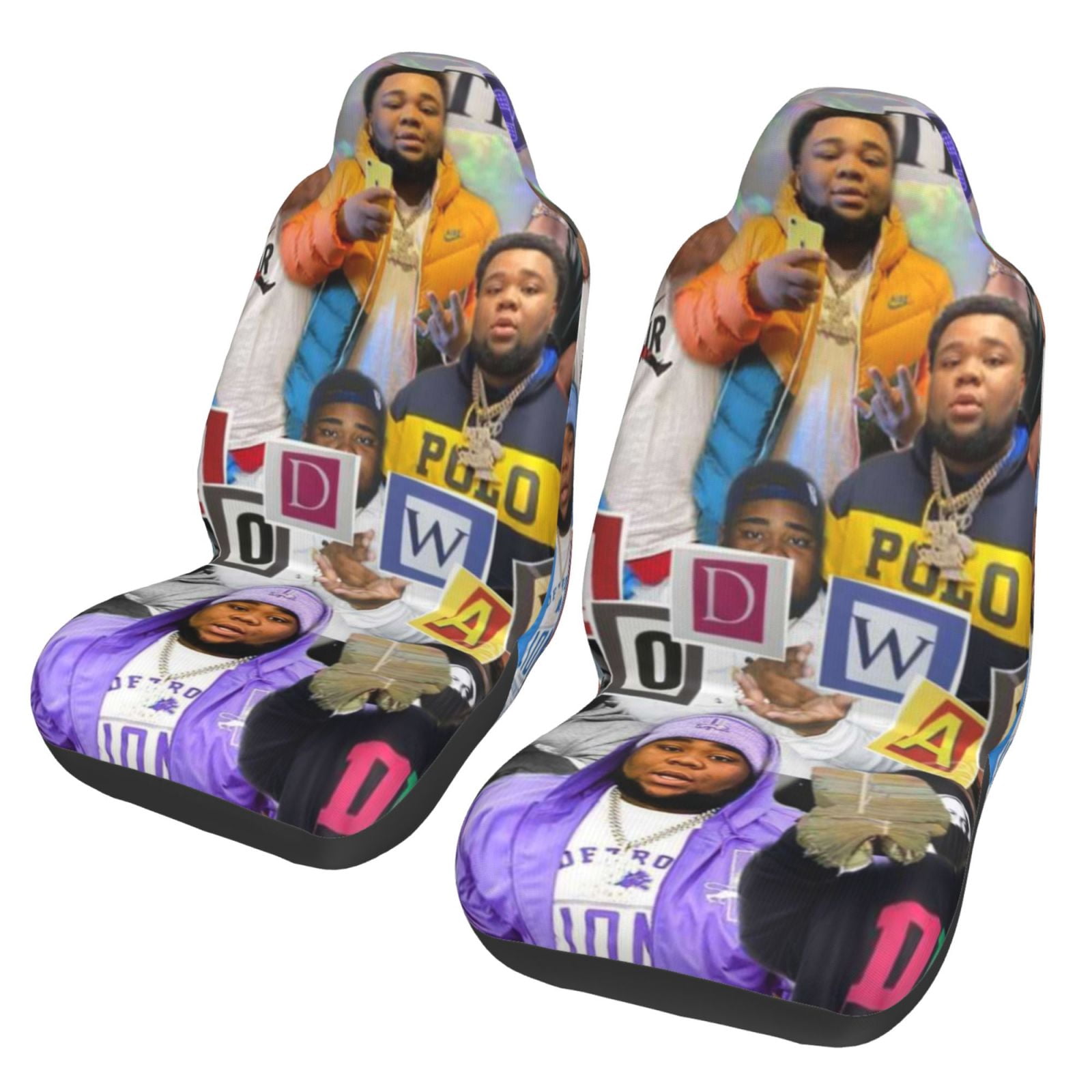 Rod Wave Car Seat Cover Front Seats Full Set of 2 Vehicle Seat ...