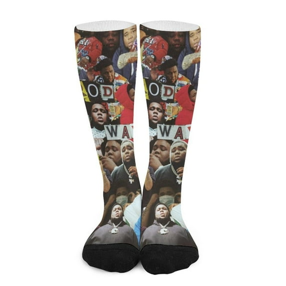 Rod Wave Compression Socks For Women And Men Support Knee High Socks ...