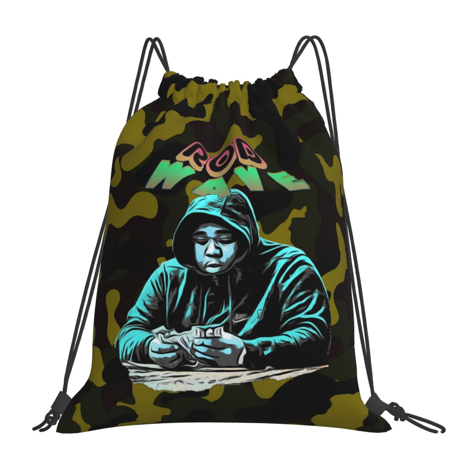 Rod Wave Drawstring Backpack Sport Gym Bag For Yoga Swimming Gymsack ...