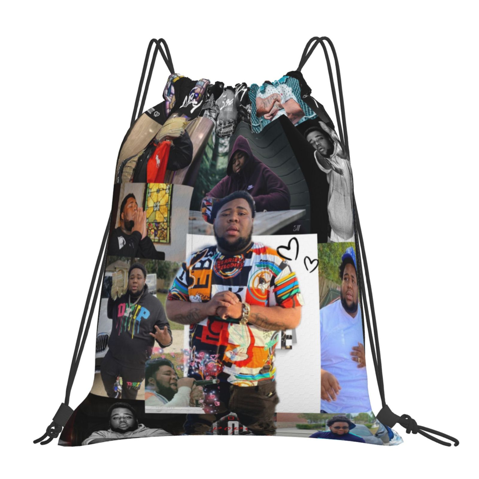 Rod Wave Drawstring Backpack Sport Gym Bag For Yoga Swimming Gymsack ...