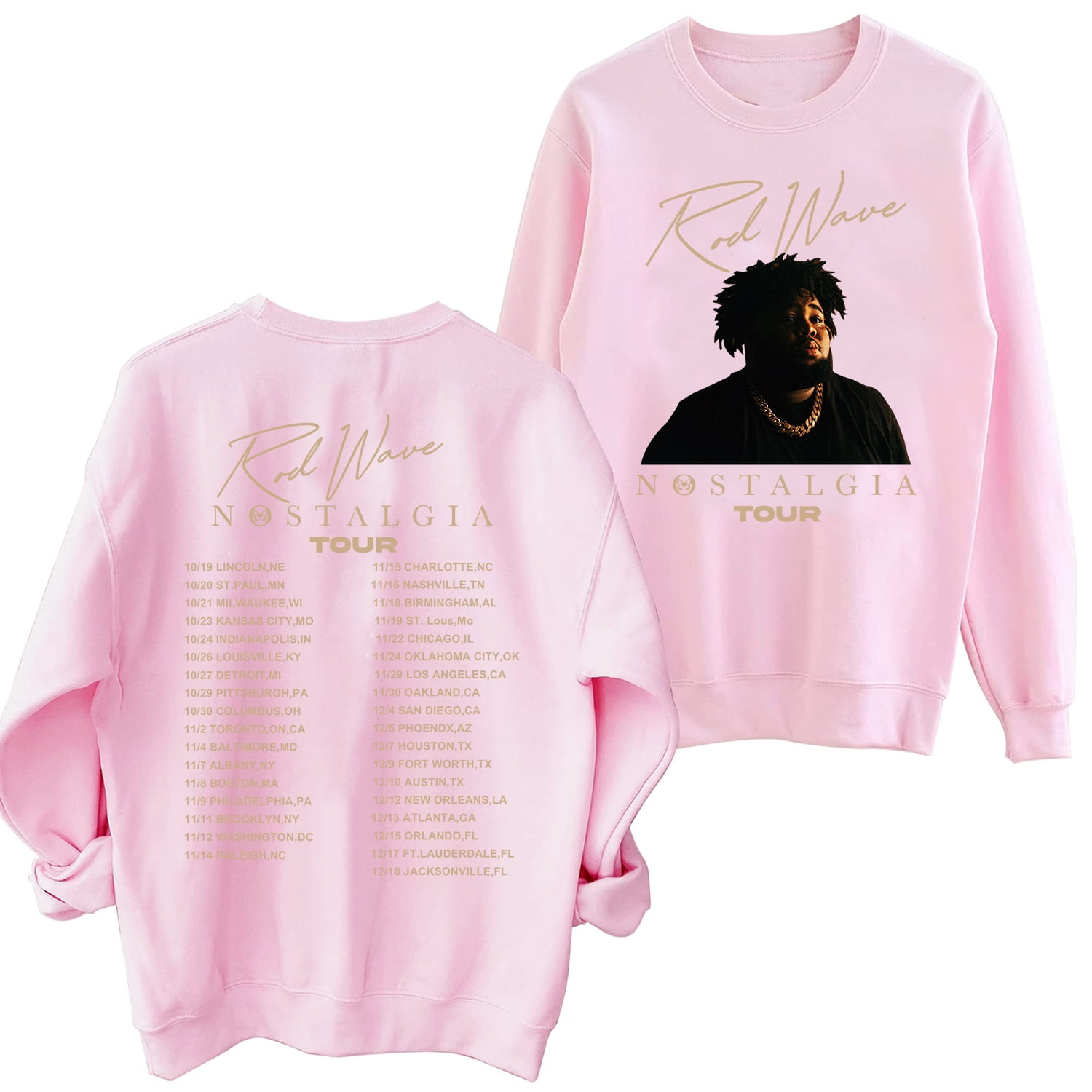 Rod Wave Hoodie New Ablum Nostalgia Hip Hop Music Hoodie Man Woman ...