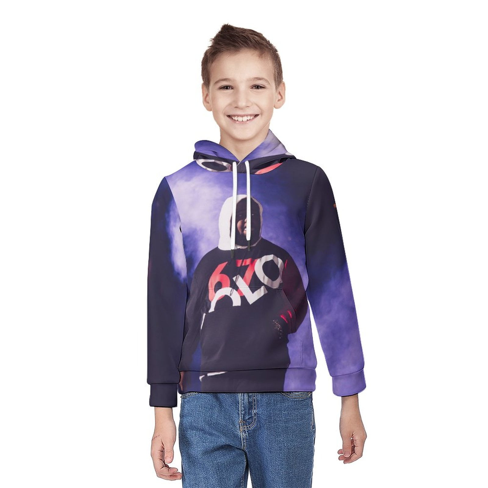 Rod Wave Hoodies 3D Printed Pullover Hooded Sweatshirt with Pocket for ...