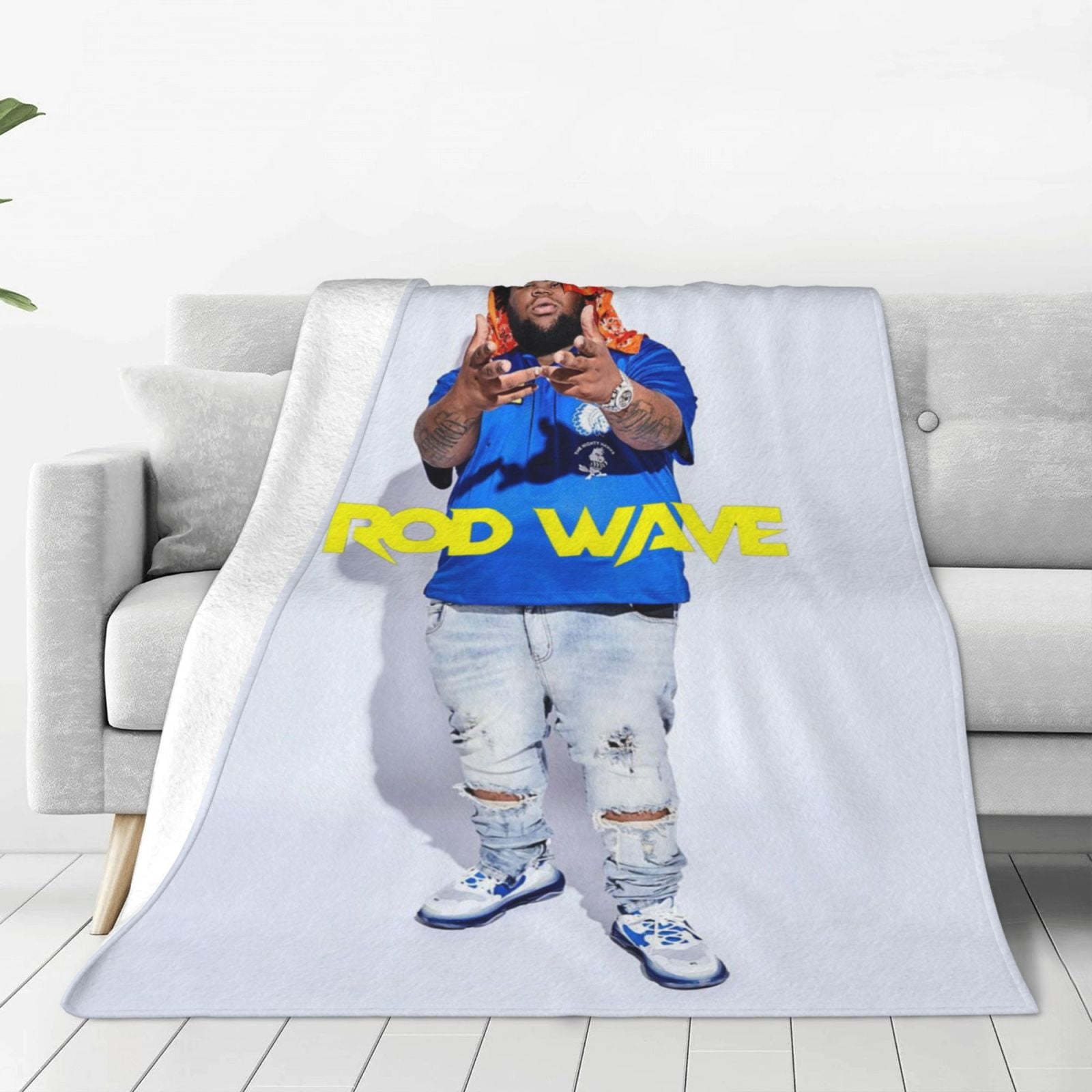 Rod Wave Kids Adults Ultra-Soft Micro Fleece Blanket Throw All Season ...