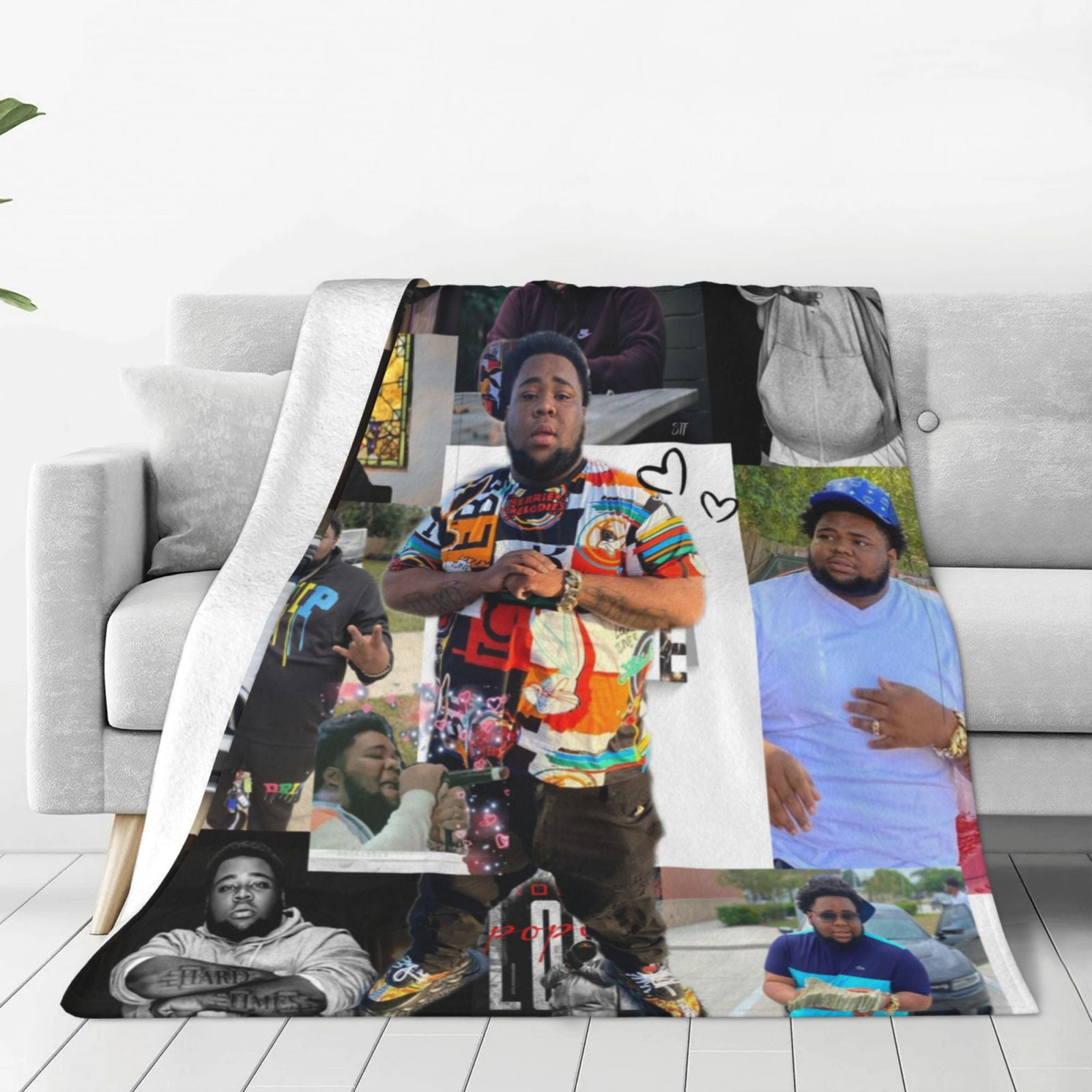 Rod Wave Kids Adults Ultra-Soft Micro Fleece Blanket Throw All Season ...