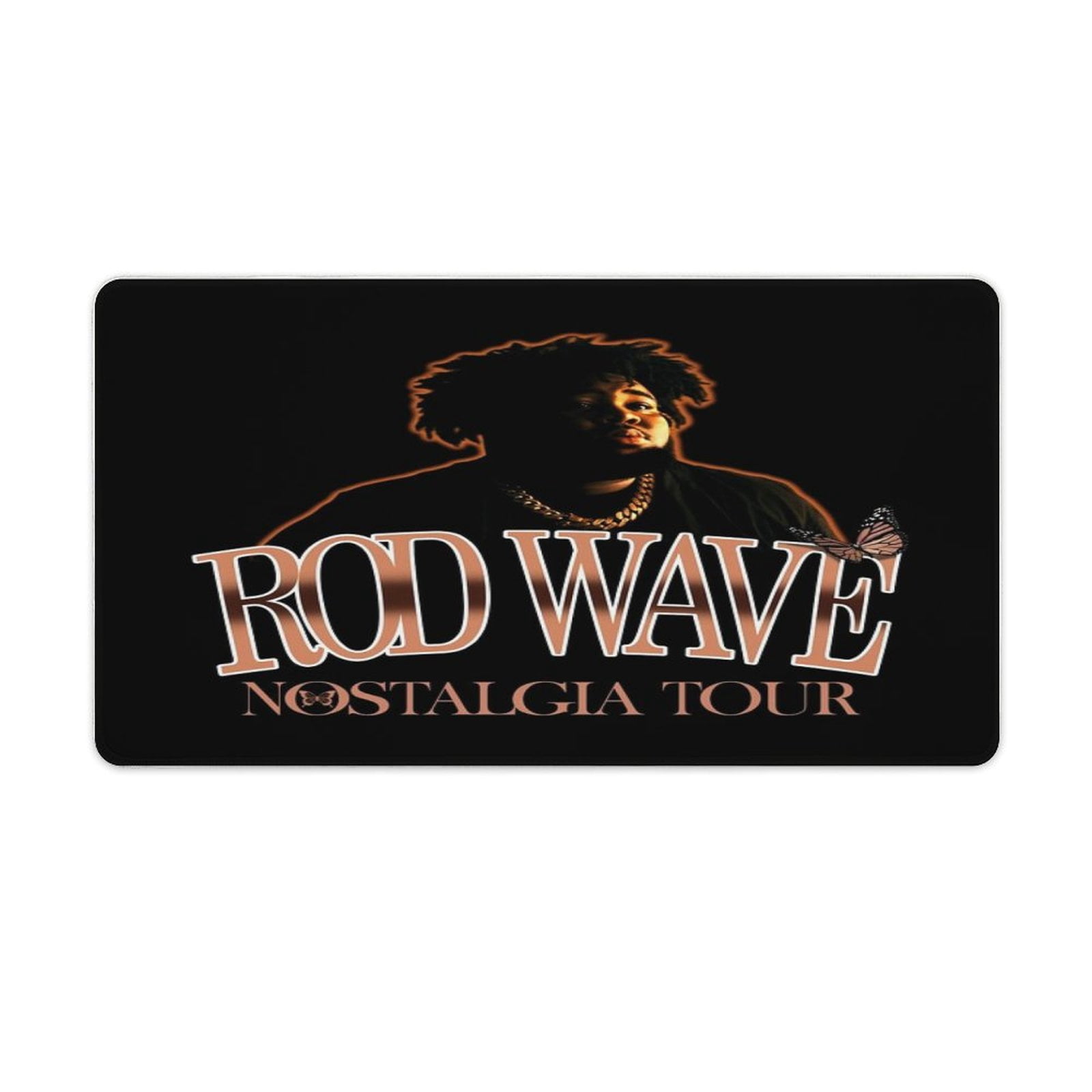 Rod Wave Large Gaming Mouse Pad for Laptop Computer Rubber Edge-Locking ...