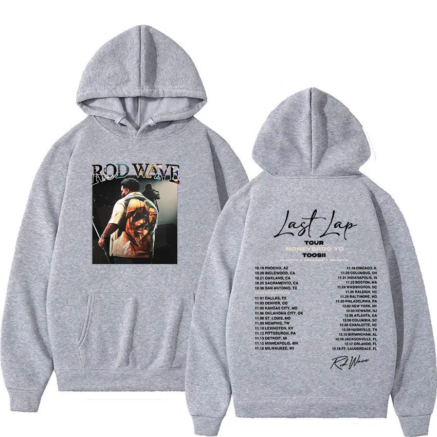 Rod Wave Last Lap Tour 2024 Album Hoodie Men Women Vintage Fashion ...